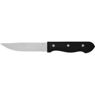 Steak Knives Jumbo Black Plastic Handle Pointed Tip | $7.00 ea